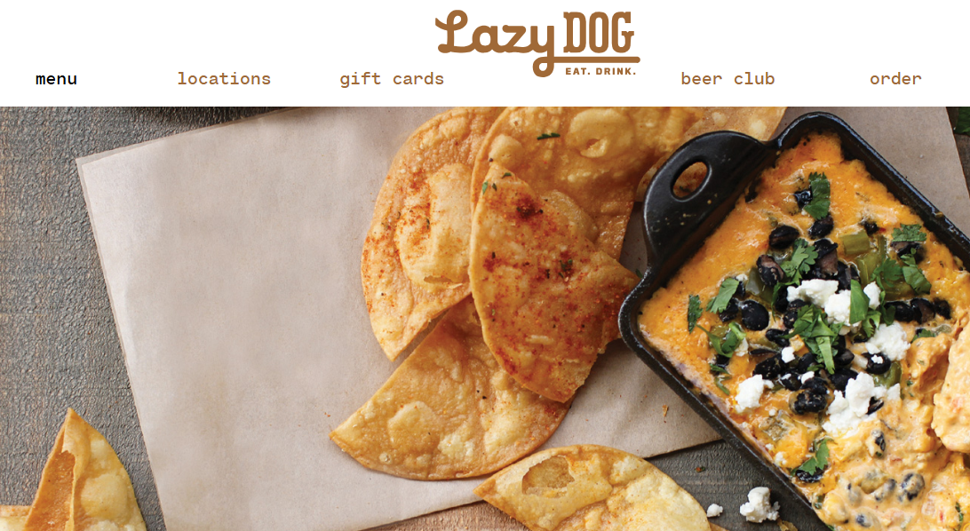Dine, Relax, and Bring Your Dog to Lazy Dog Restaurants!